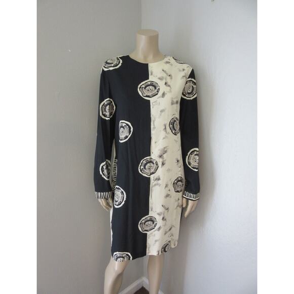 KC Spencer | Dresses | K C Spencer Cream Black Vintage Knee Length ...